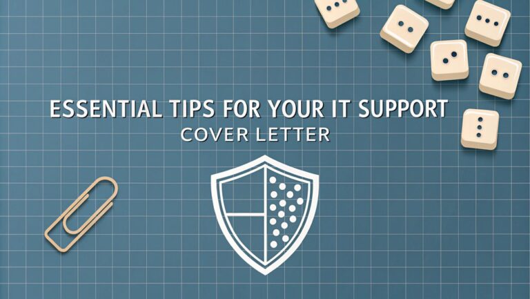 5 Essential Tips for Your IT Support Cover Letter
